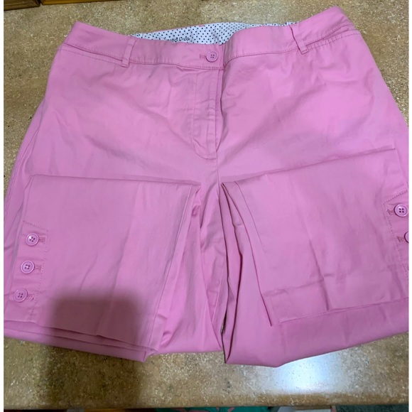 Talbots | Pants & Jumpsuits | Talbots Pink Cropped Pants 6w | Poshmark